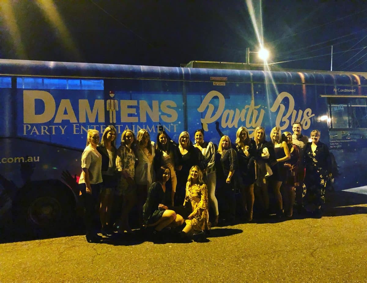 Newcastle Hens Party Bus - Damiens Party Entertainment