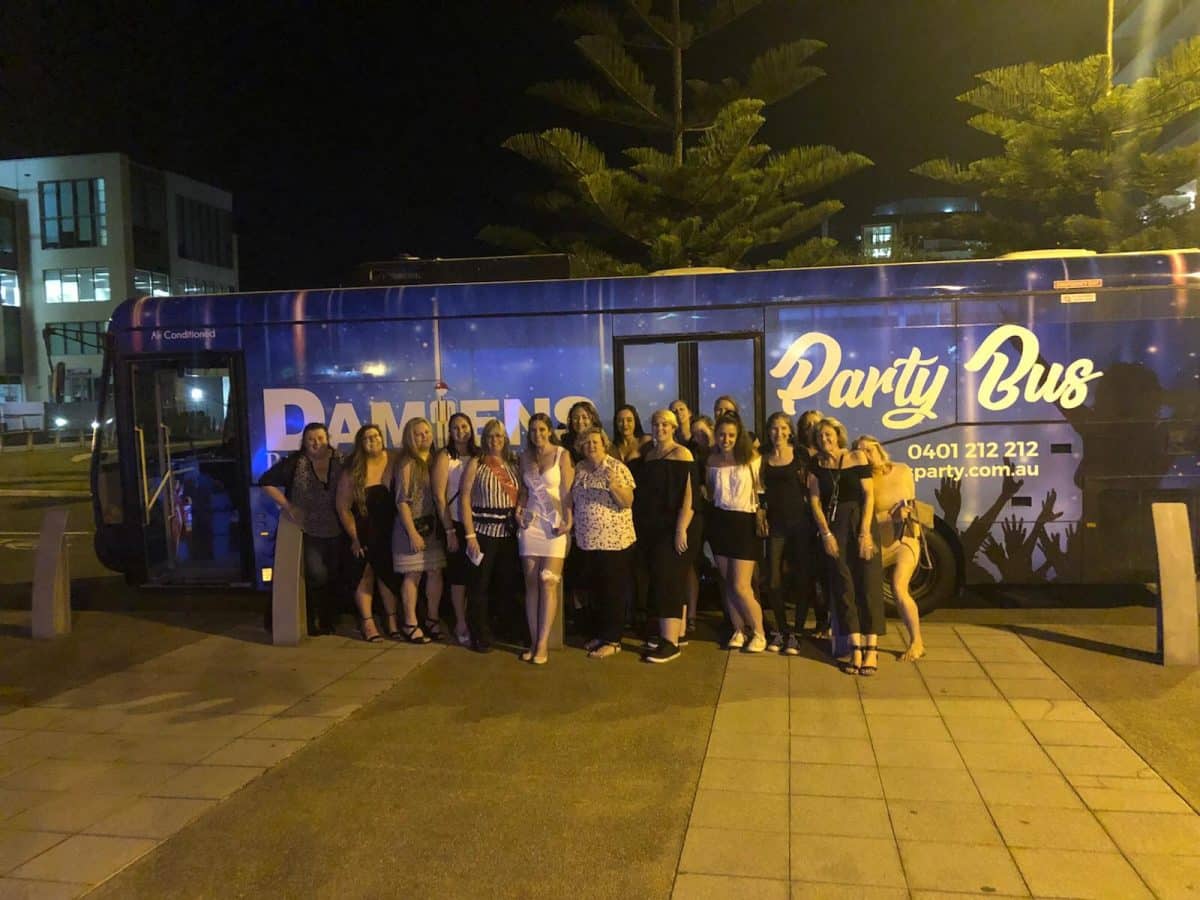 Newcastle Hens Party Bus - Damiens Party Entertainment